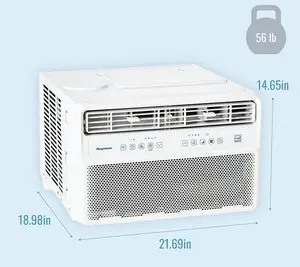 KEYSTONE 14,000 Btu Window Air Conditioner W/ D Ehumidification