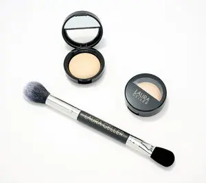 Laura Geller Beauty Highlighter Duo Withdouble- Ended Brush