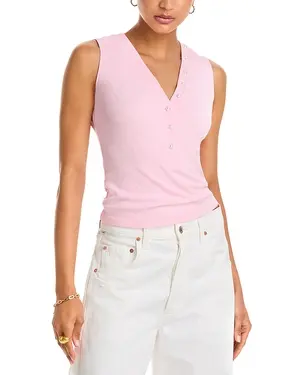 Generation Love Zoelle Rib Tank Top - Sugar Pink