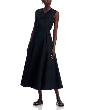Proenza Schouler White Label Kailey Poplin Dress - Black