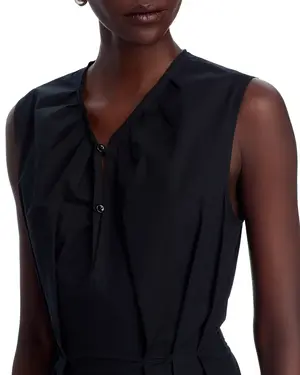 Proenza Schouler White Label Kailey Poplin Dress - Black