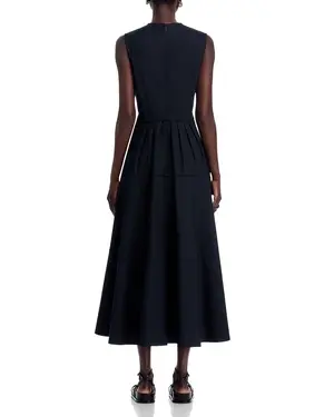 Proenza Schouler White Label Kailey Poplin Dress - Black