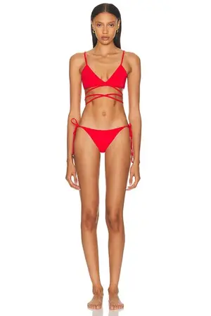 Attico Bikini Set - Red