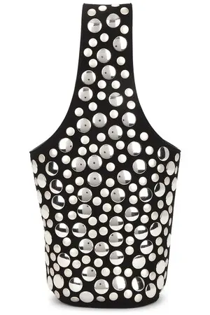 Khaite Livia Small Multi Stud Bag - Black