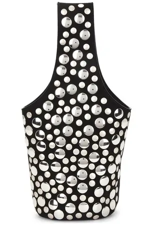 Khaite Livia Small Multi Stud Bag - Black