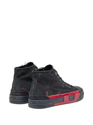 DIESEL® S-d-verse Mid Canvas Sneakers - Black