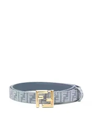 Fendi Ff Jacquard Belt - Blue