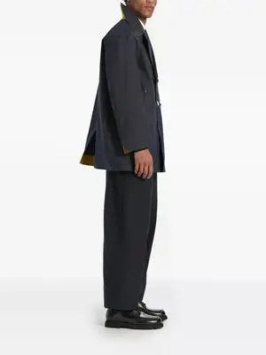 Mackintosh Canonbie Pea Coat - Blue