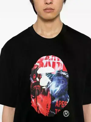 A BATHING APE Logo-printed T-shirt