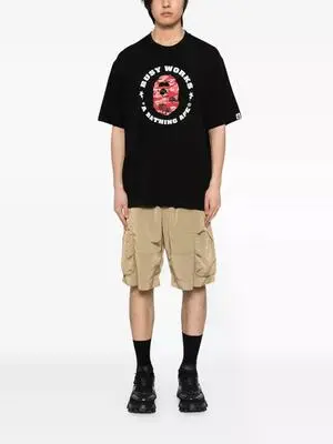 A BATHING APE Logo-printed T-shirt