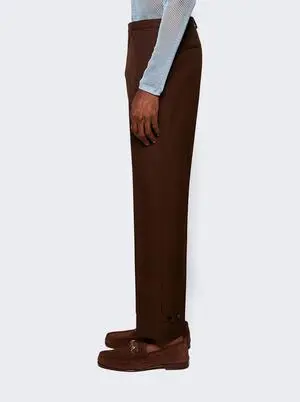 Gucci Twill Pant - Chocolate