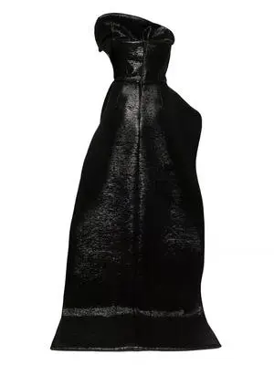 ISABEL SANCHIS Architectural Strapless Dress