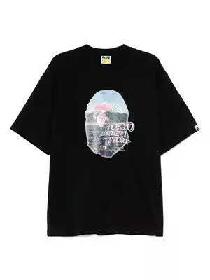 A BATHING APE Logo-printed T-shirt
