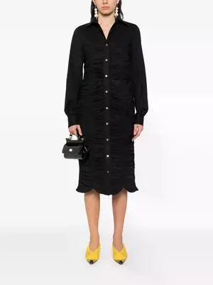 Moschino Ruched Shirt Dress
