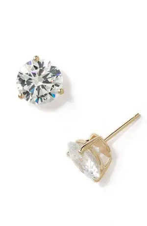 Nordstrom 8.0ct Cubic Zirconia Stud Earrings