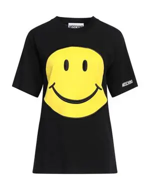 Moschino Couture X Smiley Cotton T-shirt - Black