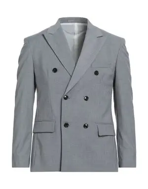 LIU •JO MAN Double-breasted Blazer - Grey