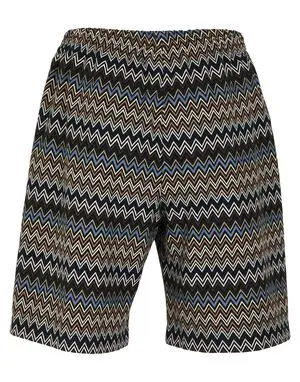 Missoni Chevron Print Knit Shorts - Black