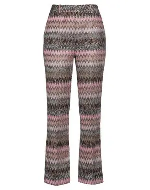 Missoni Intarsia Knit Bootcut Pants - Pink