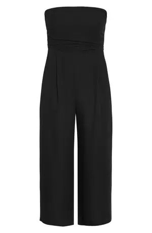 City Chic Jessa Strapless Jumpsuit