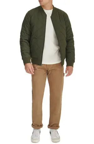 LEVI'S Quilted Bomber Jacket - Olive
