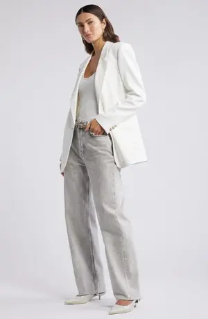 OPEN EDIT The Curator Relaxed Blazer - Ivory