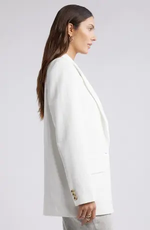 OPEN EDIT The Curator Relaxed Blazer - Ivory