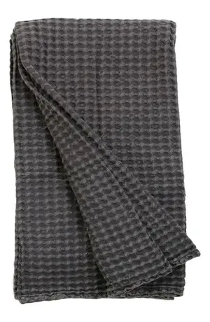 POM POM AT HOME Zuma Blanket - Charcoal
