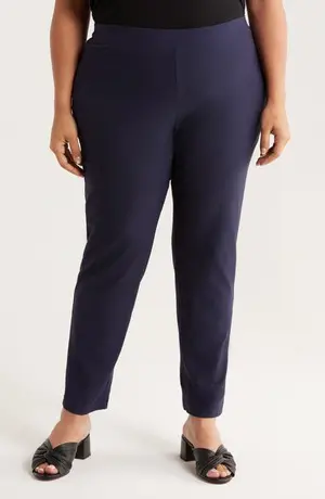 Eileen Fisher Slim Ankle-length Trousers - Ink