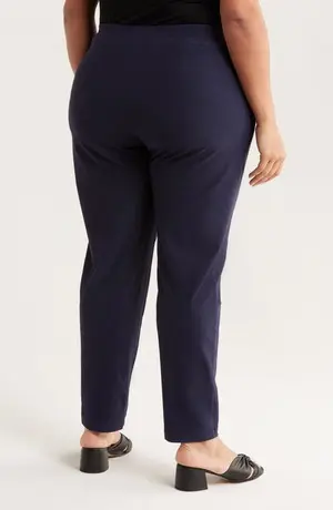 Eileen Fisher Slim Ankle-length Trousers - Ink