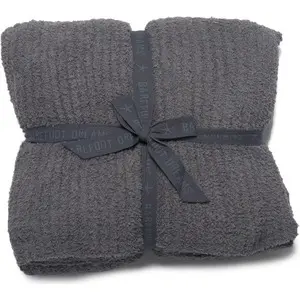 Barefoot Dreams Cozychic® Ribbed Bed Blanket Graphite