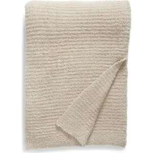 Barefoot Dreams Cozychic® Ribbed Bed Blanket Stone
