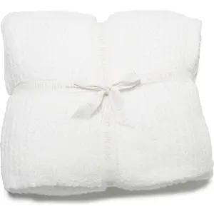 Barefoot Dreams Cozychic® Ribbed Bed Blanket - White