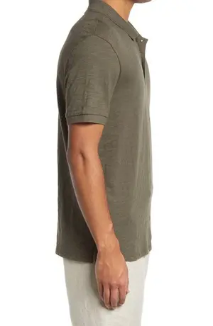 Vince Cotton Slub Jersey Polo