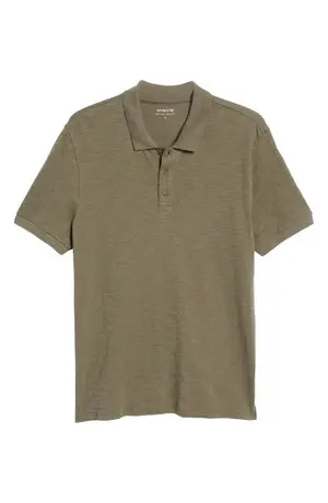 Vince Cotton Slub Jersey Polo