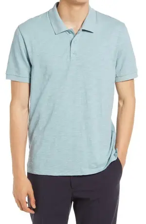 Vince Cotton Slub Jersey Polo
