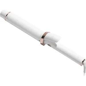T3 Singlepass Curl 1.5-inch Ceramic Extra Long Barrel Curling Iron - White