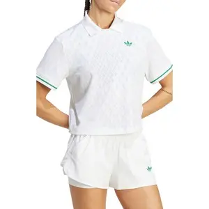 Adidas Collared Performance Tops For Women