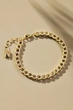 NICKHO REY Anastasia Crystal Chain Bracelet - Gold