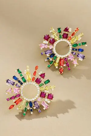 NICKHO REY Margaret Crystal Earrings - Multi