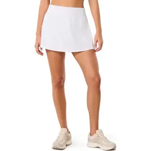 Spanx Active Skort With Built-in Shorts - Vivid White