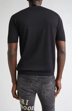 Amiri Ma Monogram Wool And Silk Sweater