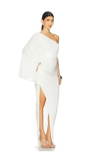 Ronny Kobo Kallista One-shoulder Ruched Dress