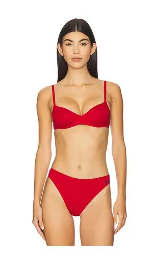 POLO RALPH LAUREN INTIMATES Unlined Demi - Red