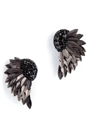 DEEPA GURNANI Perry Wing Drop Earrings