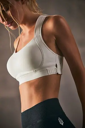 Free People Make A Move Sports Bra White