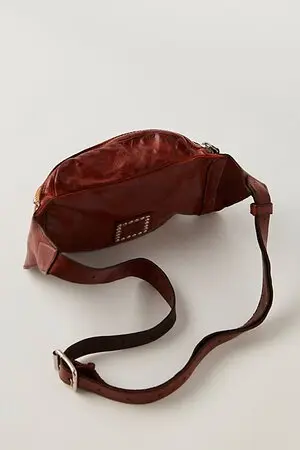 CAMPOMAGGI Studded Brato Belt Bag - Cognac