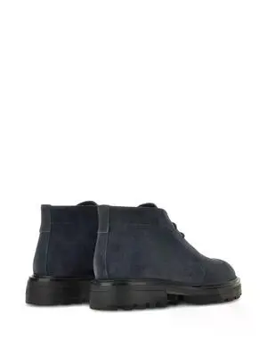 Hogan Suede Ankle Boots - Blue