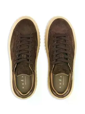 Hogan H-stripes Sneakers - Brown