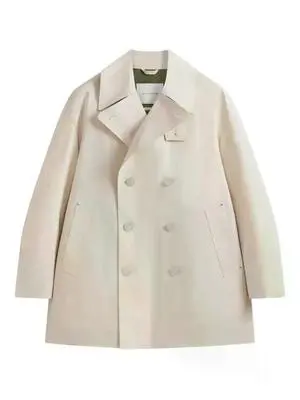Mackintosh Canonbie Pea Coat - White